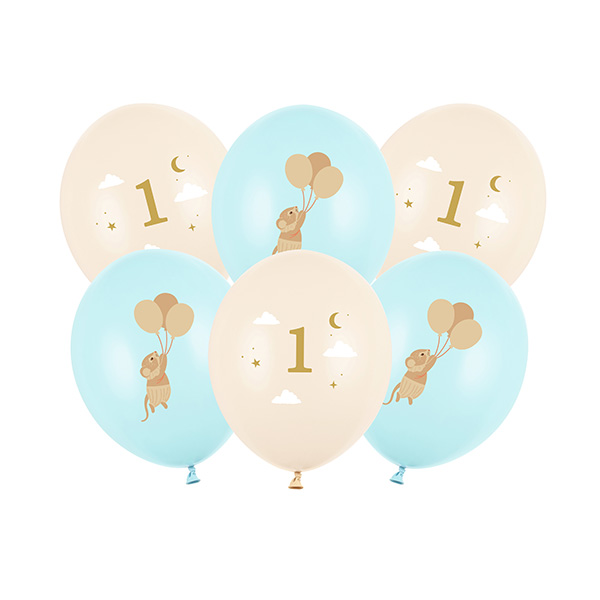 SB14P363001J
12″ Latex Mice With Number 1 Light Blue (6)