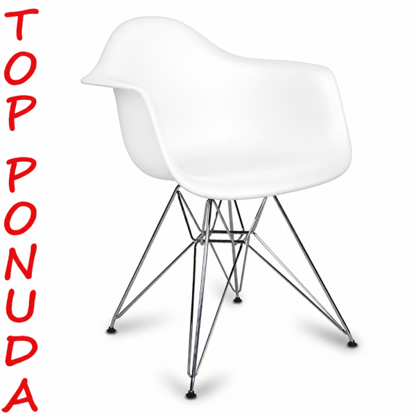 Konferencijska-Klub stolica B 390 BELA, cena sa pdv-om