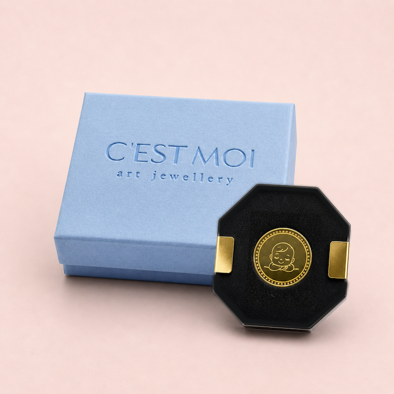 BABY BOY GOLD COIN 2G