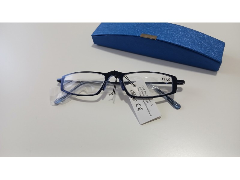 Dioptrijske Naočare +1,00 novo Plavo Trisa Accessoires