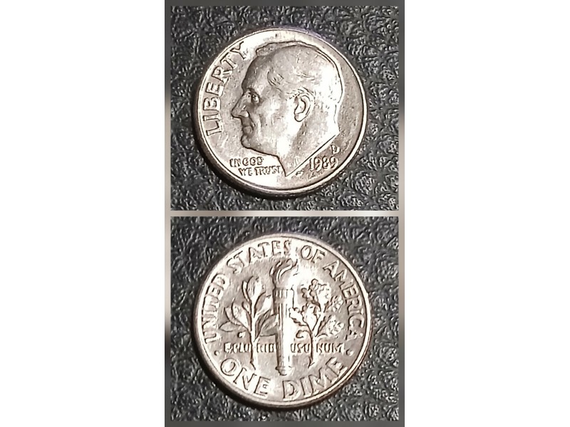 SAD 1 Dime 1989 D – Roosevelt