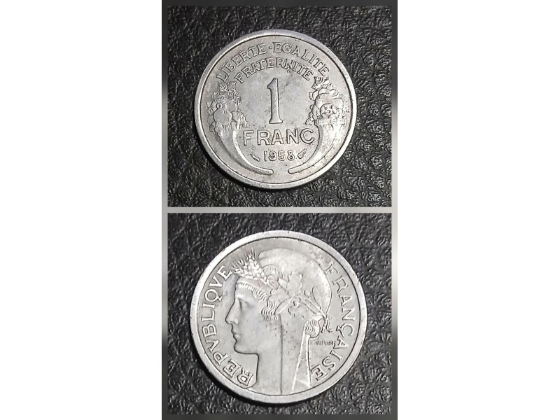 Francuska 1 Franc 1958 god.