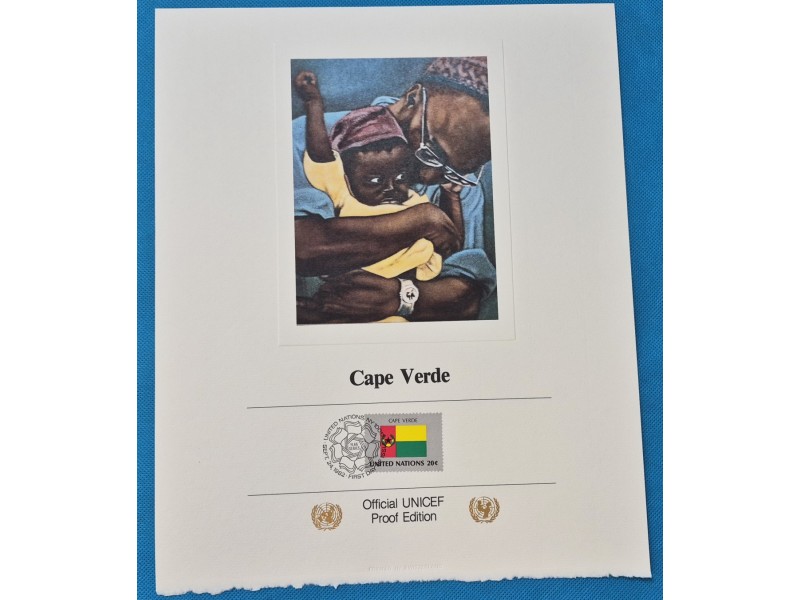 UN New York 1982. Zastave, Cape Verde