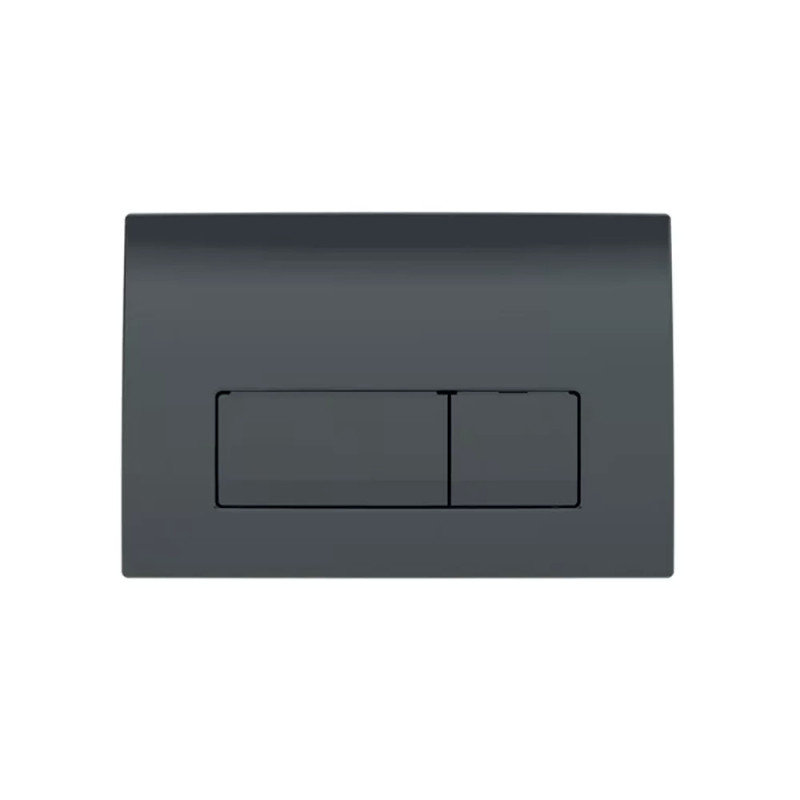Tipka Geberit Delta50 Square crna sjaj 115.119.14.1