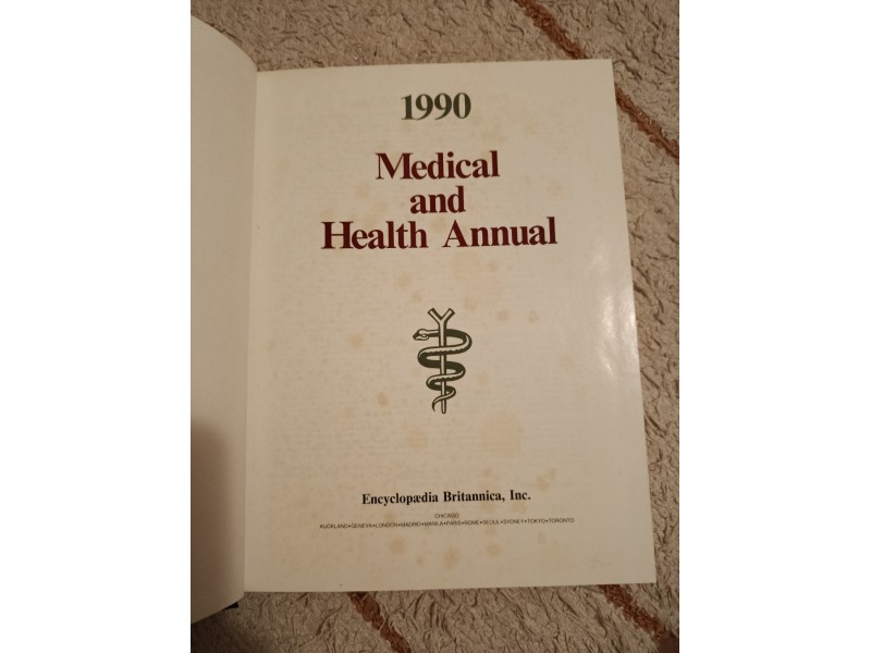 Knjiga Britannica-Medical and Health Annual