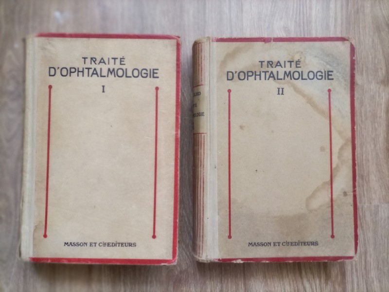 Knjige Traite d Ophtalmologie I-II 1923.