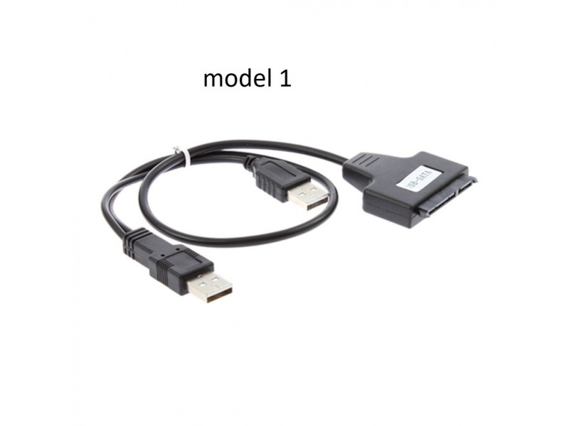 USB 2.0 na SATA 7+15 Pin 22pin Adapter - NOVO