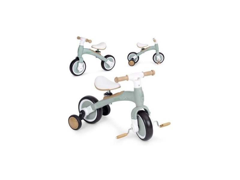 Ecotoys balans bicikl sa pedalama i pomoćnim točkovima