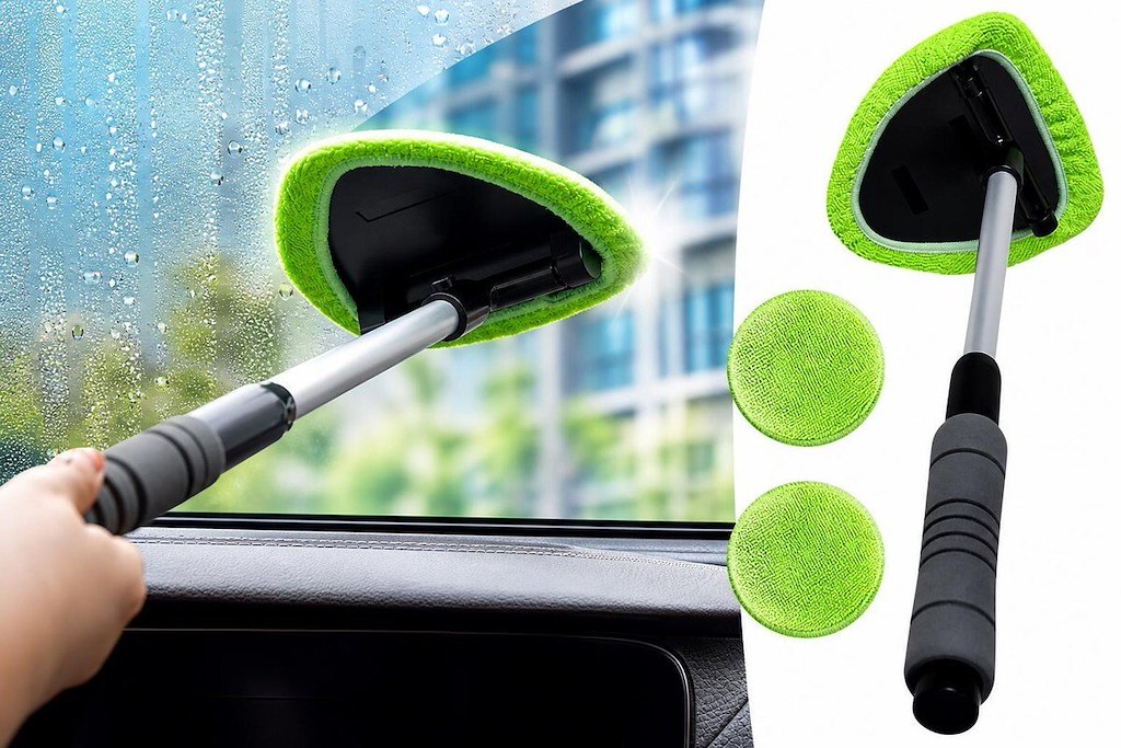 Glassterra produžni čistač auto prozora ✨ Bez napora