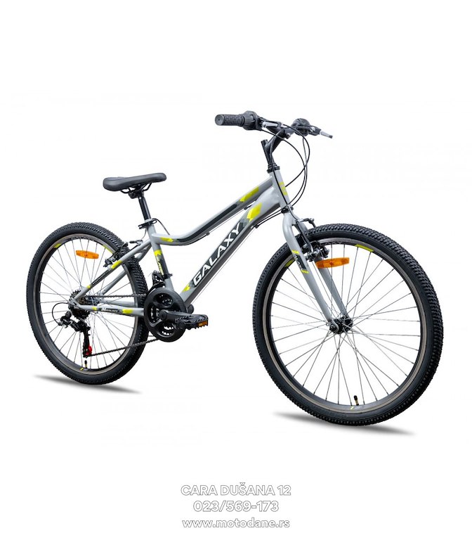 Bicikl GALAXY BLAZER 24 18 siva crna žuta MAT