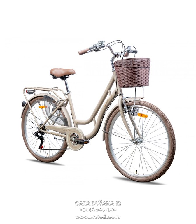 Bicikl GALAXY GIULIA 26 6 pesak braon MAT