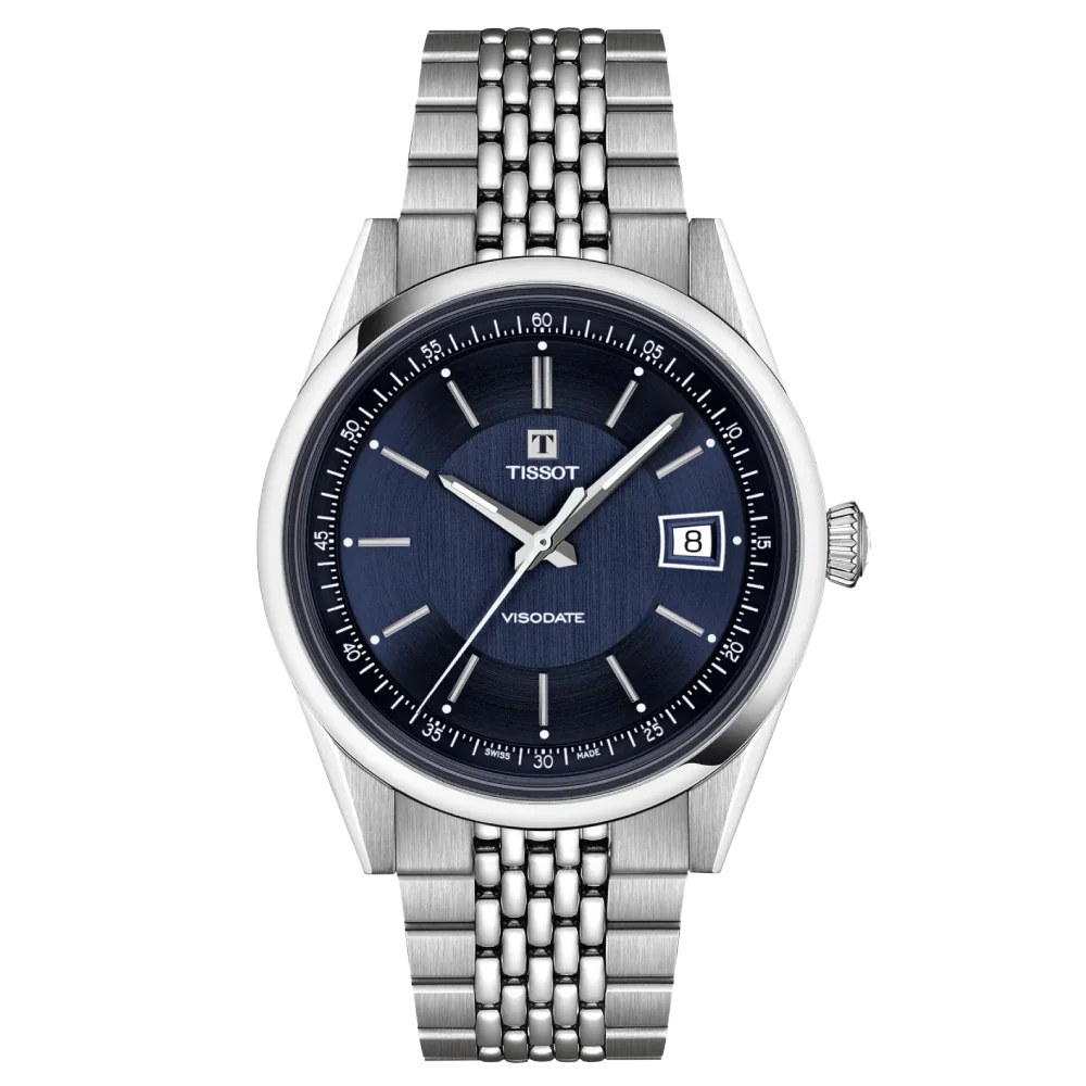 T157.407.11.041.00 TISSOT VISODATE BLUE RUČNI SAT