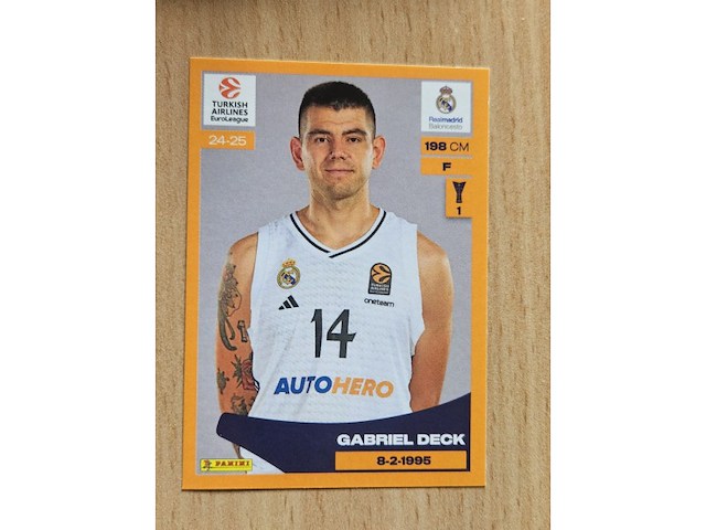 EuroLeague Panini 2024-25 broj 324