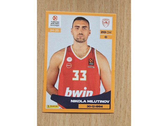 EuroLeague Panini 2024-25 broj 265
