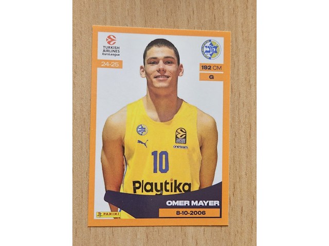 EuroLeague Panini 2024-25 broj 235