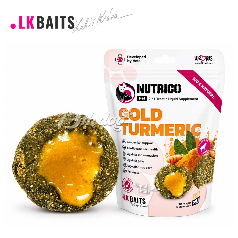 LK Baits Pet Nutrigo Dog Supplement Gold Turmeric