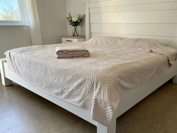 Letnji frotirni prekrivač – Sara – 200x240cm Bež boja