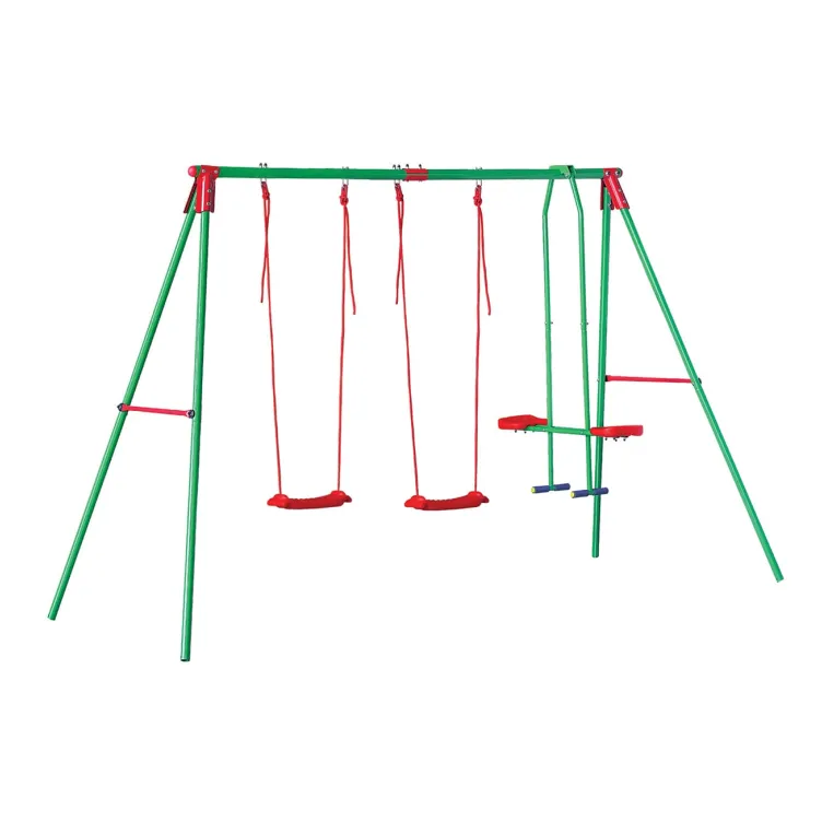 Kombinovana metalna ljuljaška za decu 3u1, 327x139x200cm