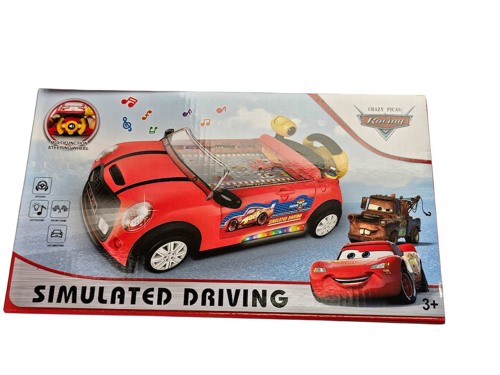 Dečija simulacija vožnje – Simulated Driving auto sa volanom, zvukom i svetlom
