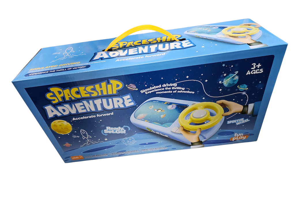 Simulacija vožnje za decu – Spaceship Adventure interaktivna igračka sa volanom