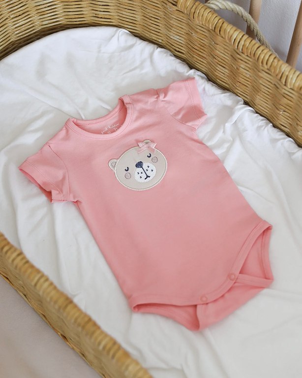 Pink bodi kratak rukav Just Kiddin BornToFly