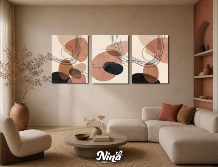 DIGITAL ART slike na platnu Zemljani tonovi ms290