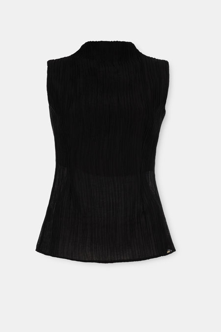 Bluza bez rukava sa reljefnom teksturom
Bluza bez rukava sa reljefnom teksturom