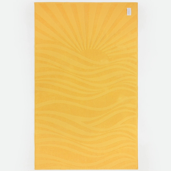 Stefan peškir za plažu zalazak žuti, 78x160cm