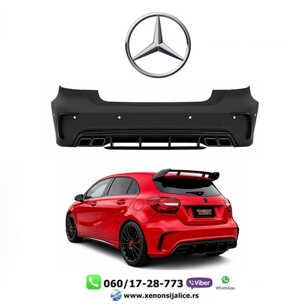 MERCEDES A KLASA W176 13-18 BODY KIT AMG ZADNJI