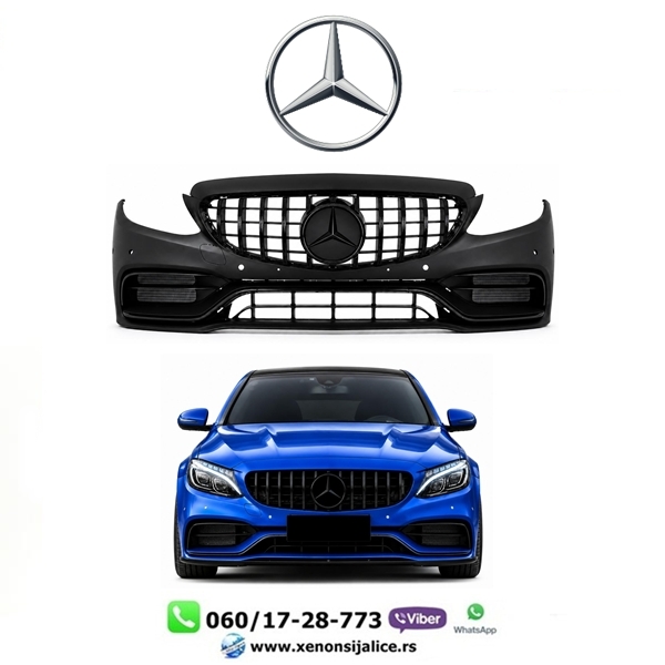 MERCEDES C KLASA W205 15-21 BODY KIT AMG PREDNJI