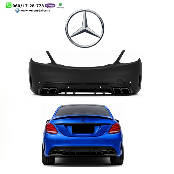 MERCEDES C KLASA W205 15-21 BODY KIT AMG ZADNJI