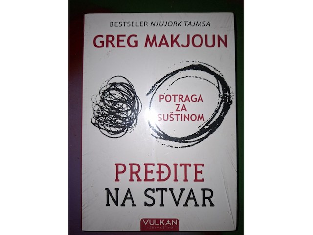Greg Mekjoun, Pređite na stvar (NOVO, U CELOFANU)