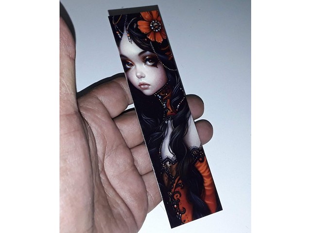 Obeleživač stranica, Bookmarker. 15 x 4 cm.