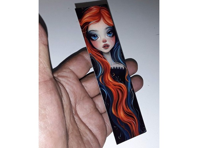 Obeleživač stranica, Bookmarker. 15 x 4 cm.