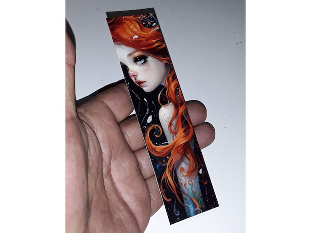 Obeleživač stranica, Bookmarker. 15 x 4 cm.
