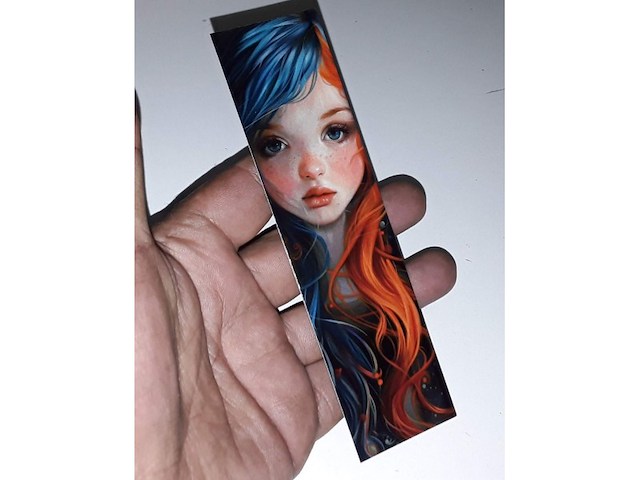 Obeleživač stranica, Bookmarker. 15 x 4 cm.