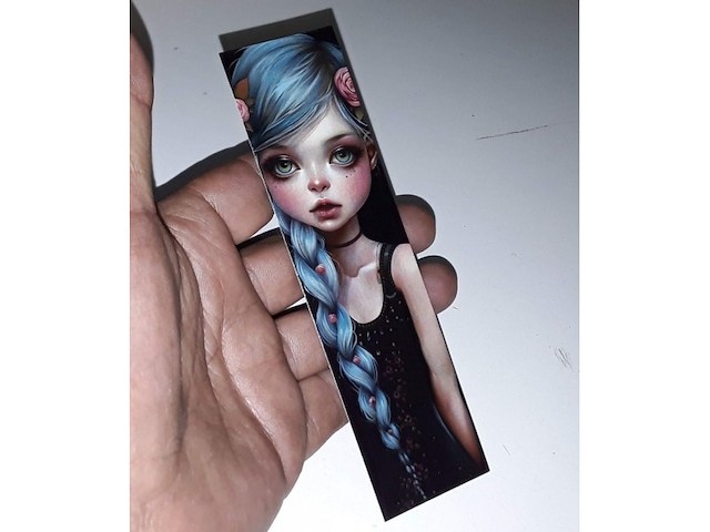 Obeleživač stranica, Bookmarker. 15 x 4 cm.