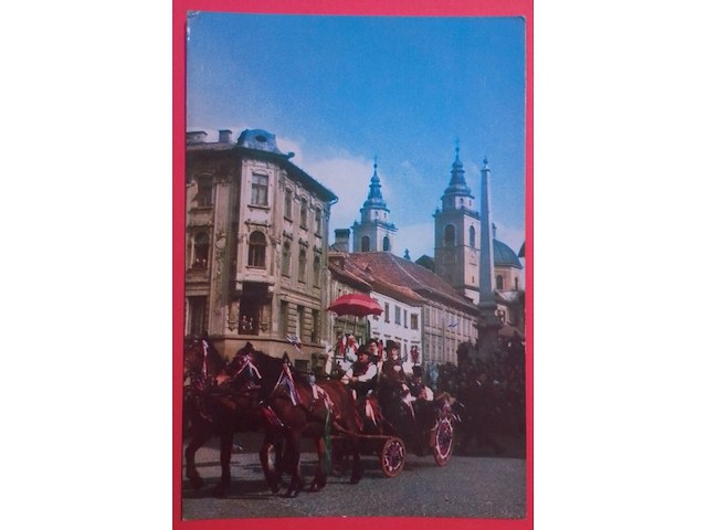 LJUBLJANA - FOLKLOR -RAZGLEDNICA (čista)