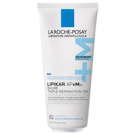 La Roche-Posay LIPIKAR BAUME AP+Max Balzam s trostrukim dejstvom za decu i odrasle 200 ml