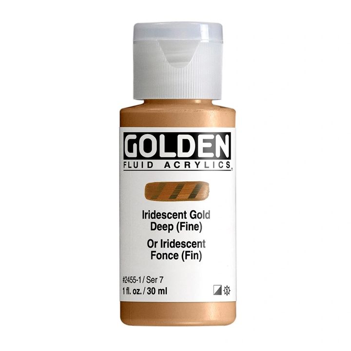 GOLDEN tečna iridescentna akrilna boja 30 ml | Various Colors