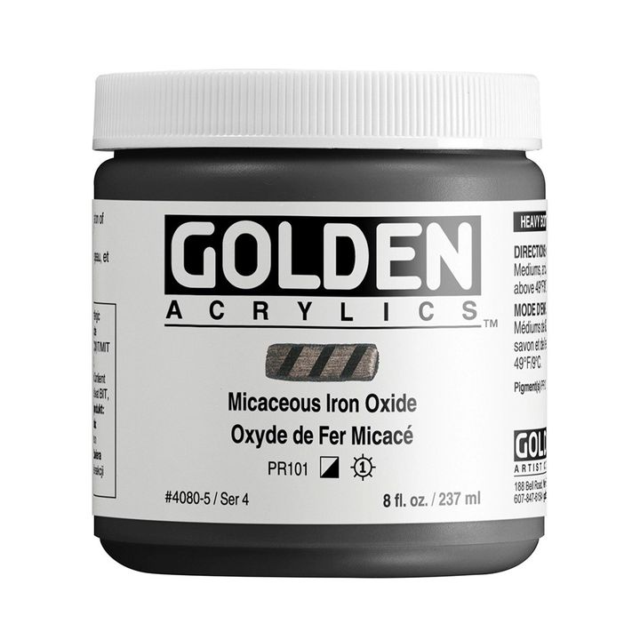 GOLDEN Heavi Bodi Micaceous Iron Okide Akrilna boja 118 ml | Various Colors