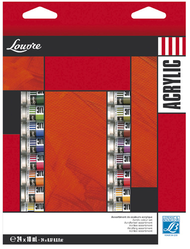 Akrilne boje LOUVRE 24x10ml