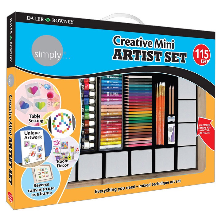 Veliki umetnički set Daler - Rowney Creative Mini - 115 delova