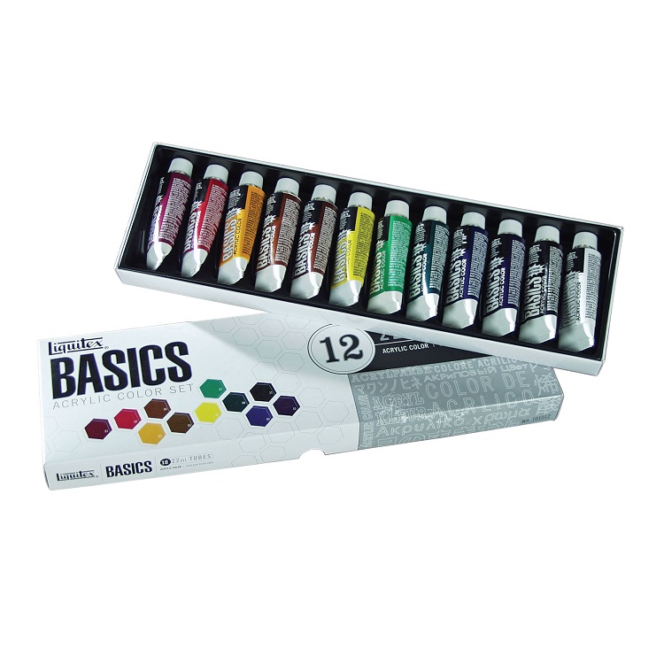 Set akrilnih boja Liquitex Basics - 12x22 ml