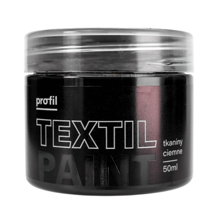 Boja za tamni tekstil Profil 50 ml - crna