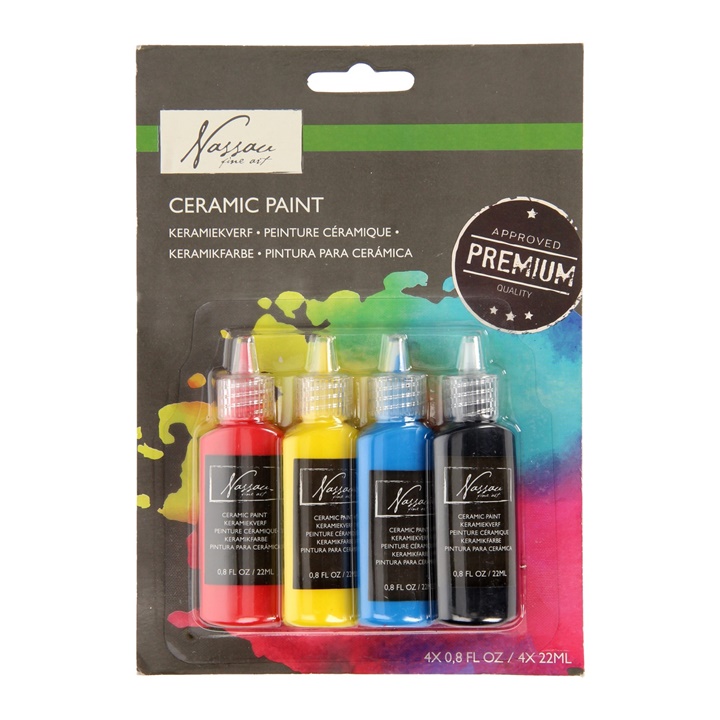 Set boja za porcelan Nassau Fine Art 4 x 22 ml