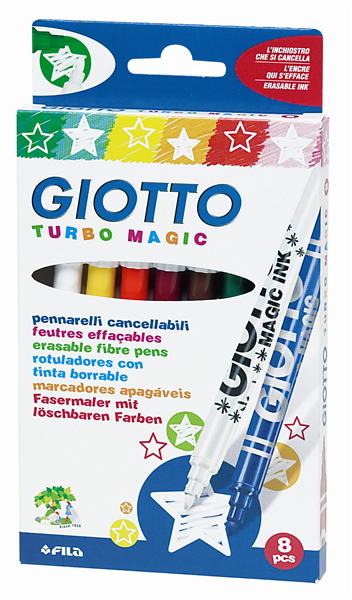 Flomasteri GIOTTO Turbo Magic - 8 boja
