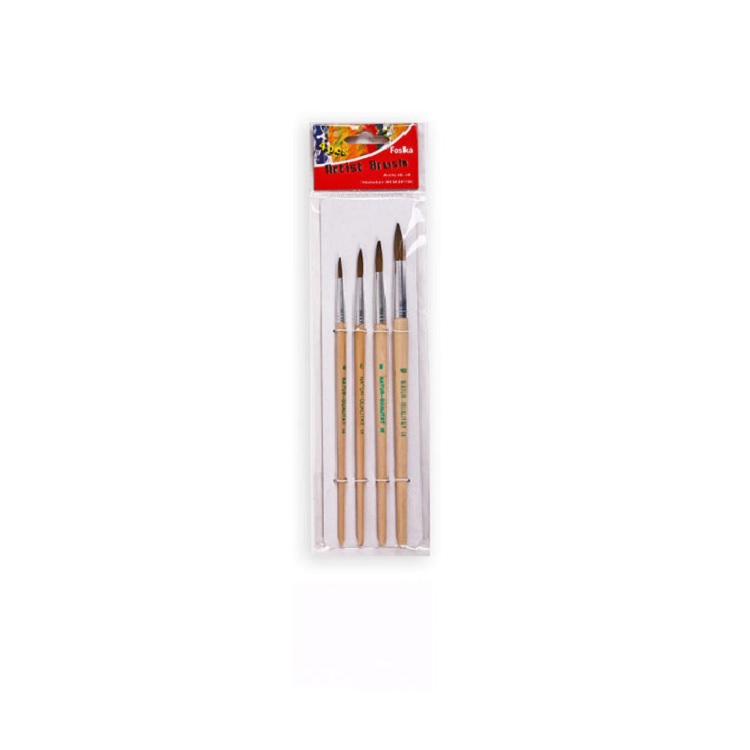 Set okruglih četkica Foska - 4 dela