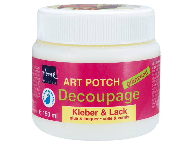 Lak i lepak za dekupaž 150 - 250 ml ART POTCH Decoupage - sjajni | različiti zapreminci