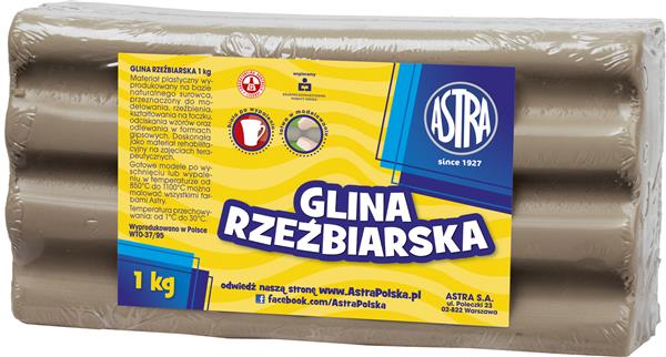 Glina za modelovanje ASTRA - 1 kg